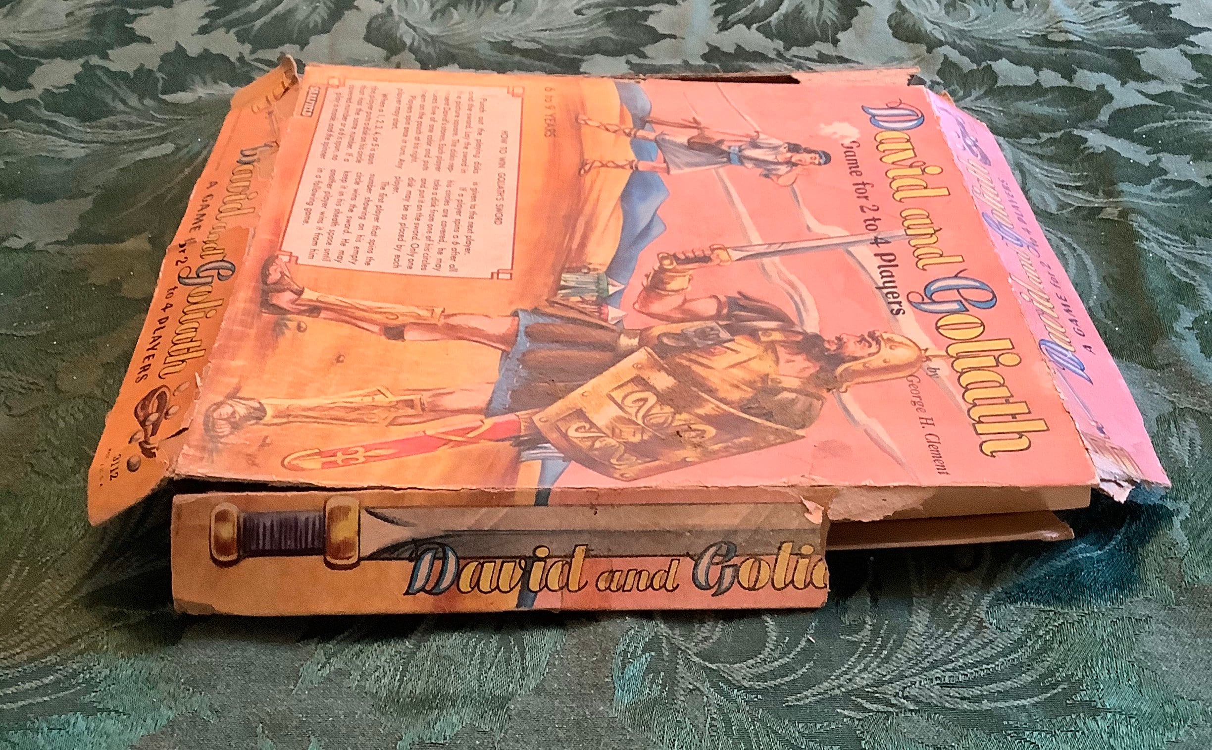 Antique David and Goliath Board Game 1957 - Etsy