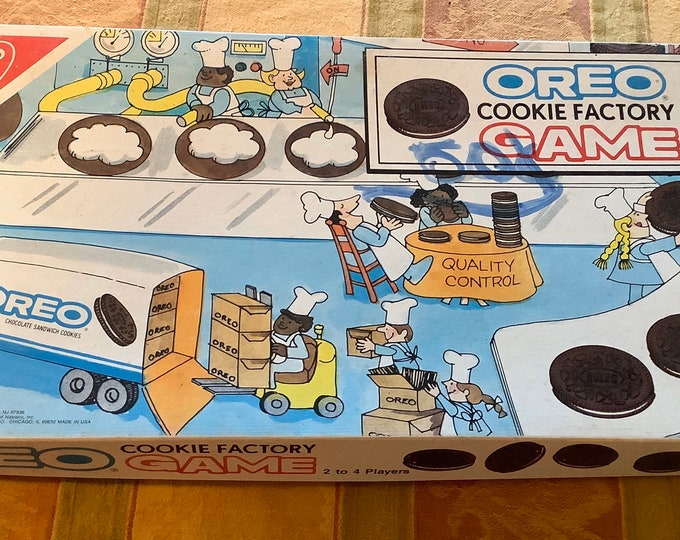 Vintage 1987 Oreo Cookie Factory Board Game - Etsy