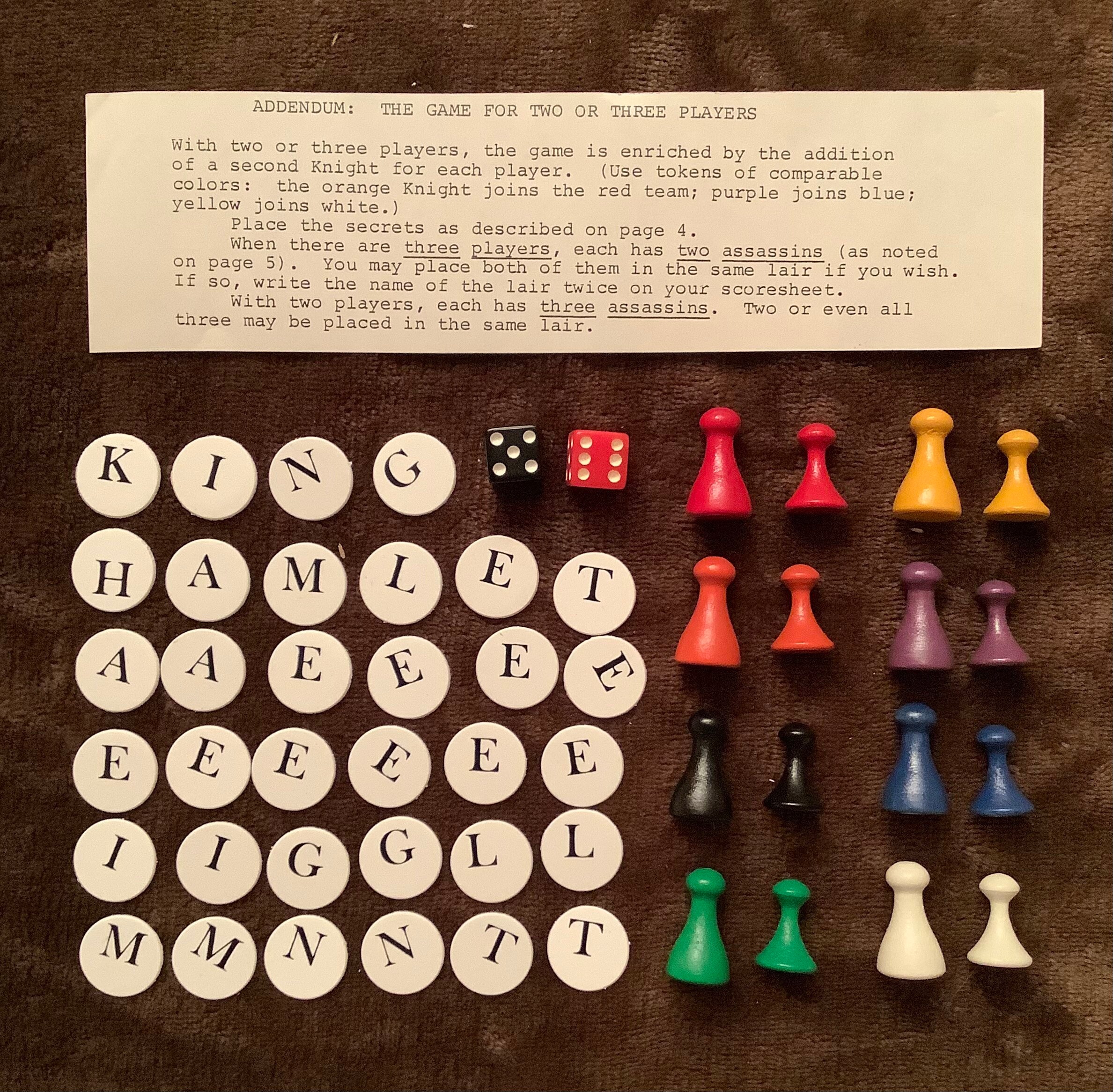 Vintage 1980 King Hamlet Board Game - Etsy