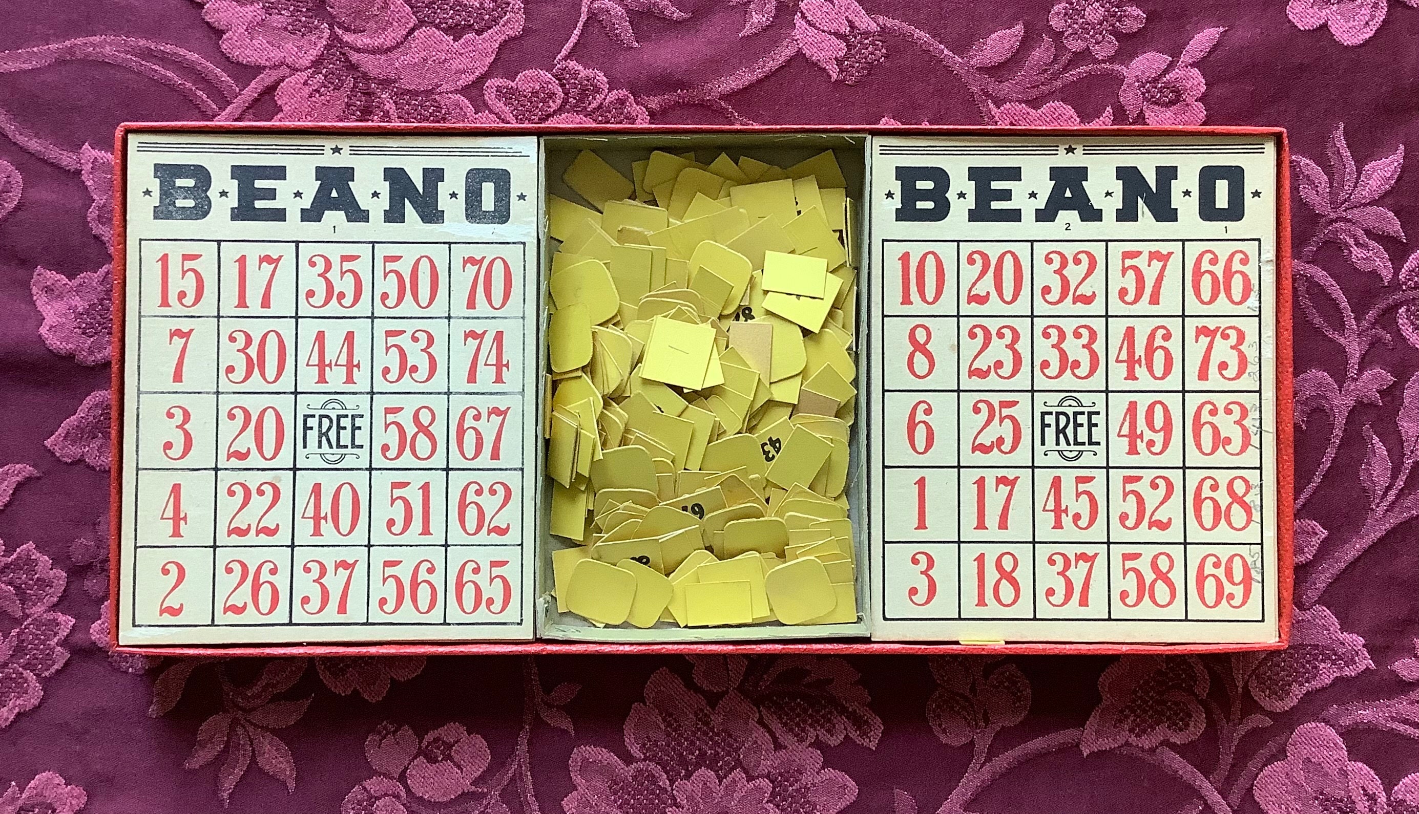 Antique 1930s Beano Peppy Party Game - Etsy