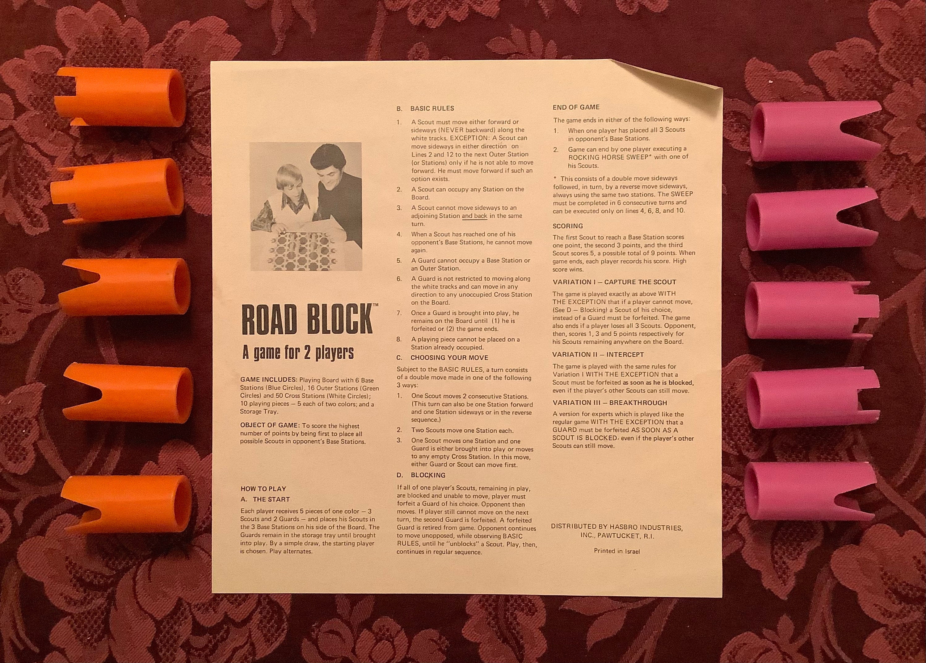 Vintage 1976 Roadblock Board Game - Etsy