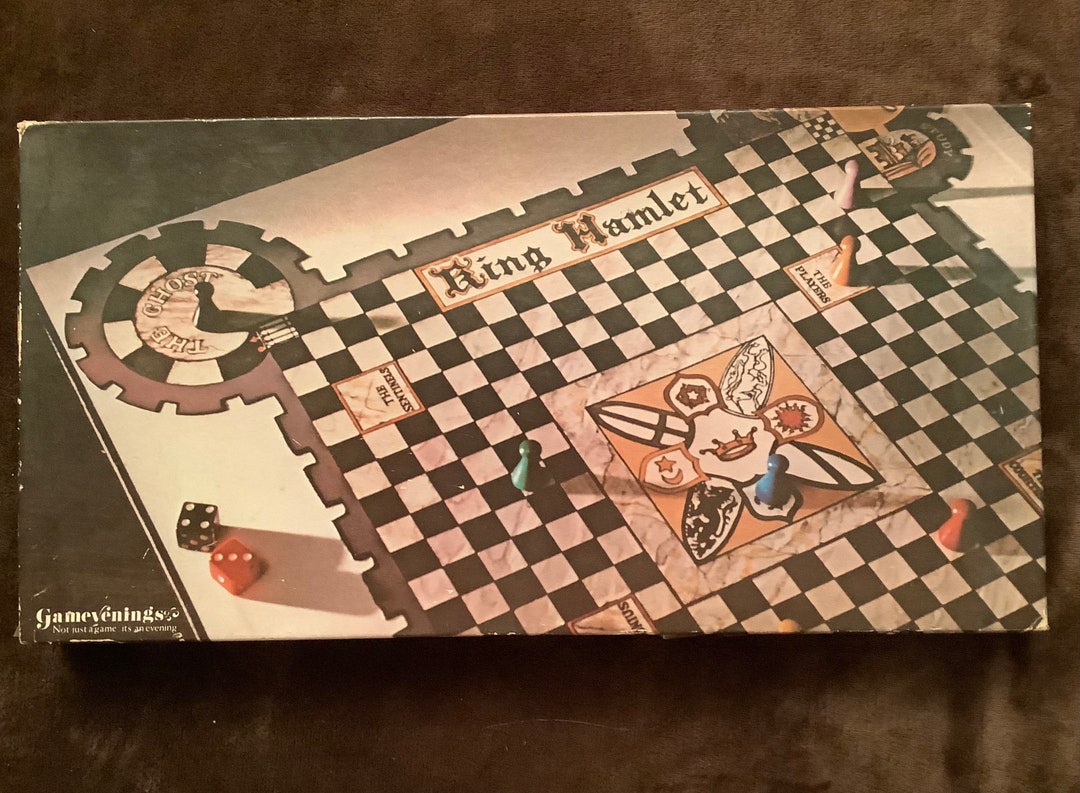Vintage 1980 King Hamlet Board Game - Etsy