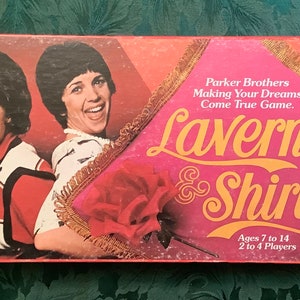 1977 Laverne & Shirley Board Game - Etsy