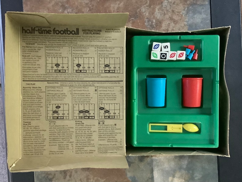Vintage 1979 Half Time Football by Lakeside - Etsy