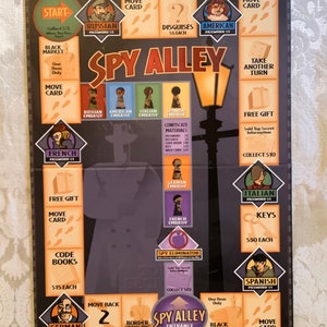 Vintage 1999 Spy Alley Board Game - Etsy