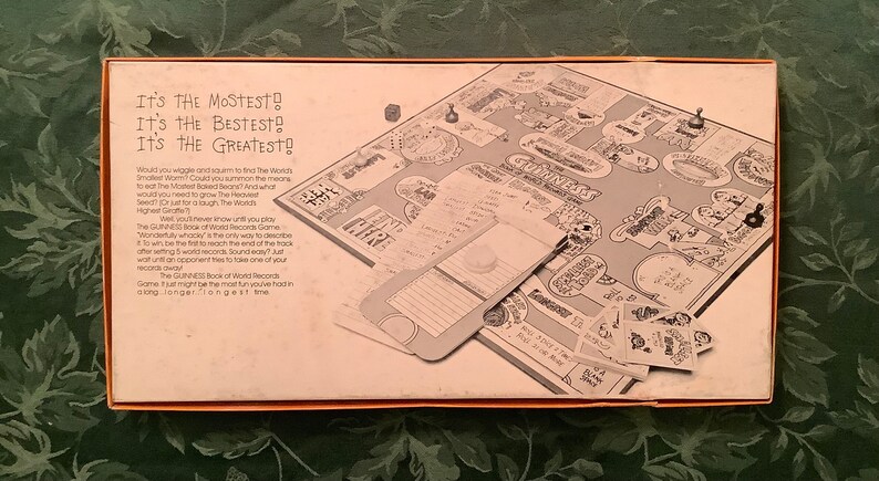 The Guinness Book of World Records Game 1979 - Etsy