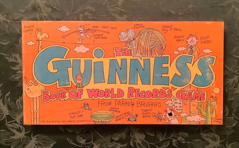 The Guinness Book of World Records Game 1979 - Etsy