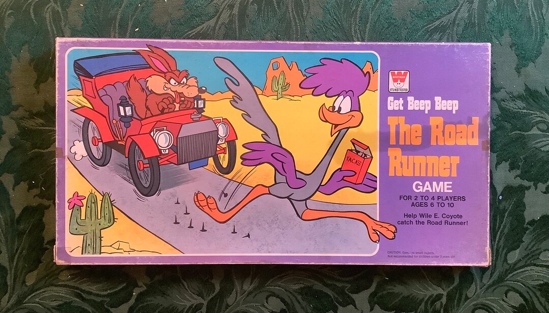 Rare Vintage Get Beep Beep - the Roadrunner Game - Etsy