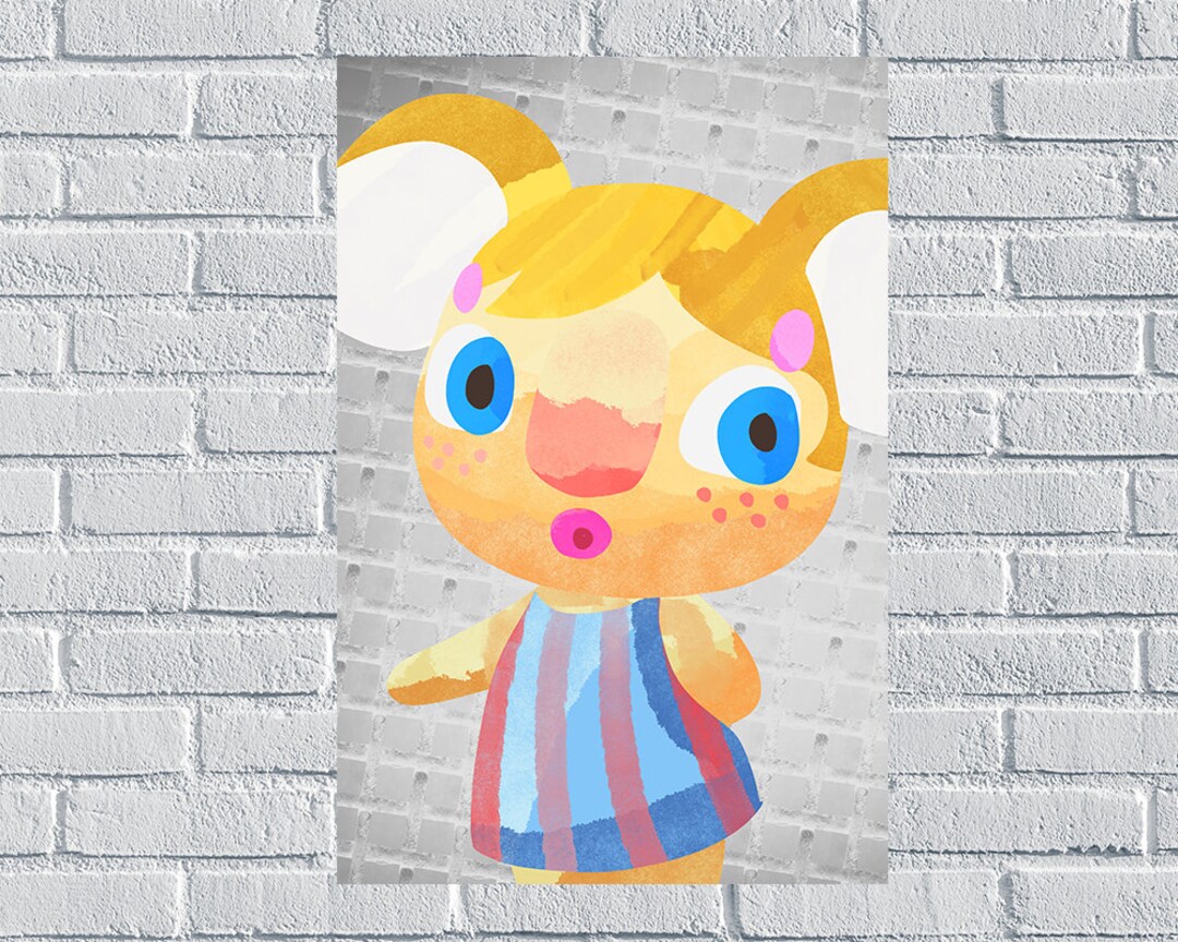 ALICE Animal Crossing New Horizons Harvs Island Villager Poster Digital ...
