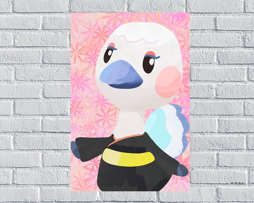 BLANCHE Animal Crossing New Horizons Harvs Island Villager - Etsy