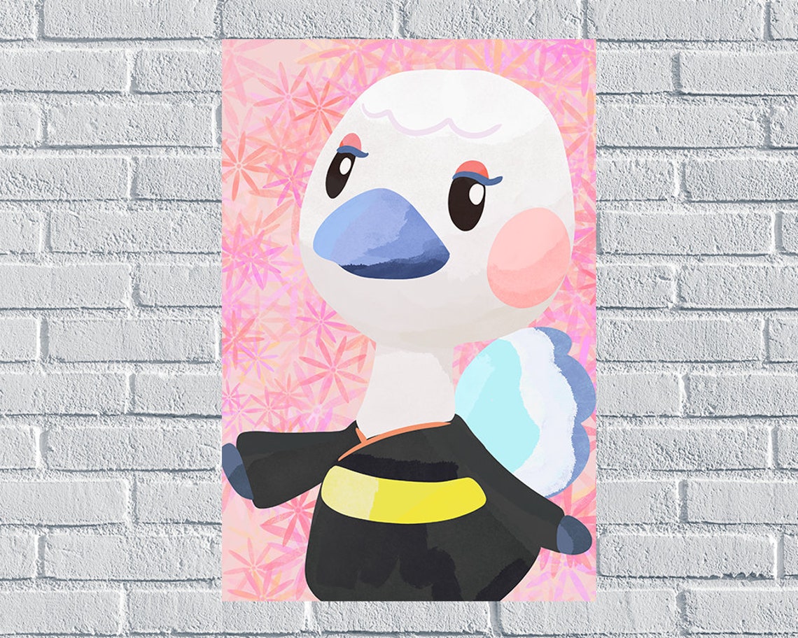 BLANCHE Animal Crossing New Horizons Harvs Island Villager - Etsy