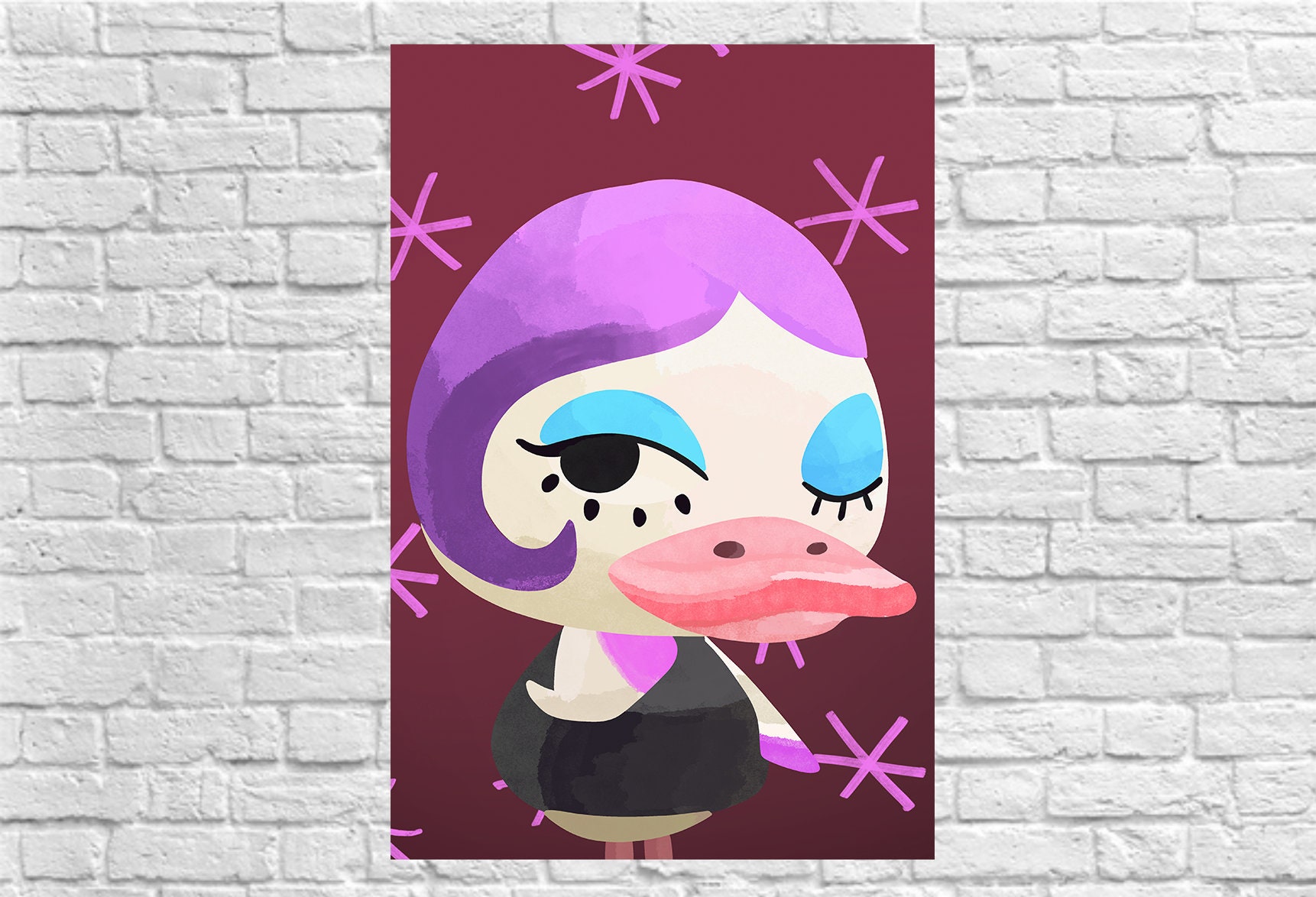 GLORIA Animal Crossing New Horizons Harvs Island Villager | Etsy