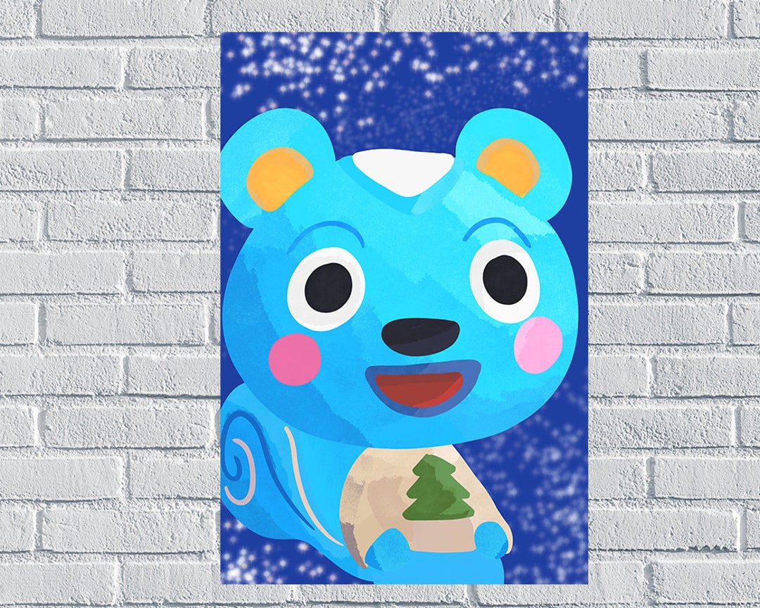 FILBERT Animal Crossing New Horizons Harvs Island Villager Poster ...