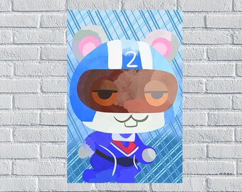 JEREMIAH Animal Crossing New Horizons Harv's Island Villager Poster ...