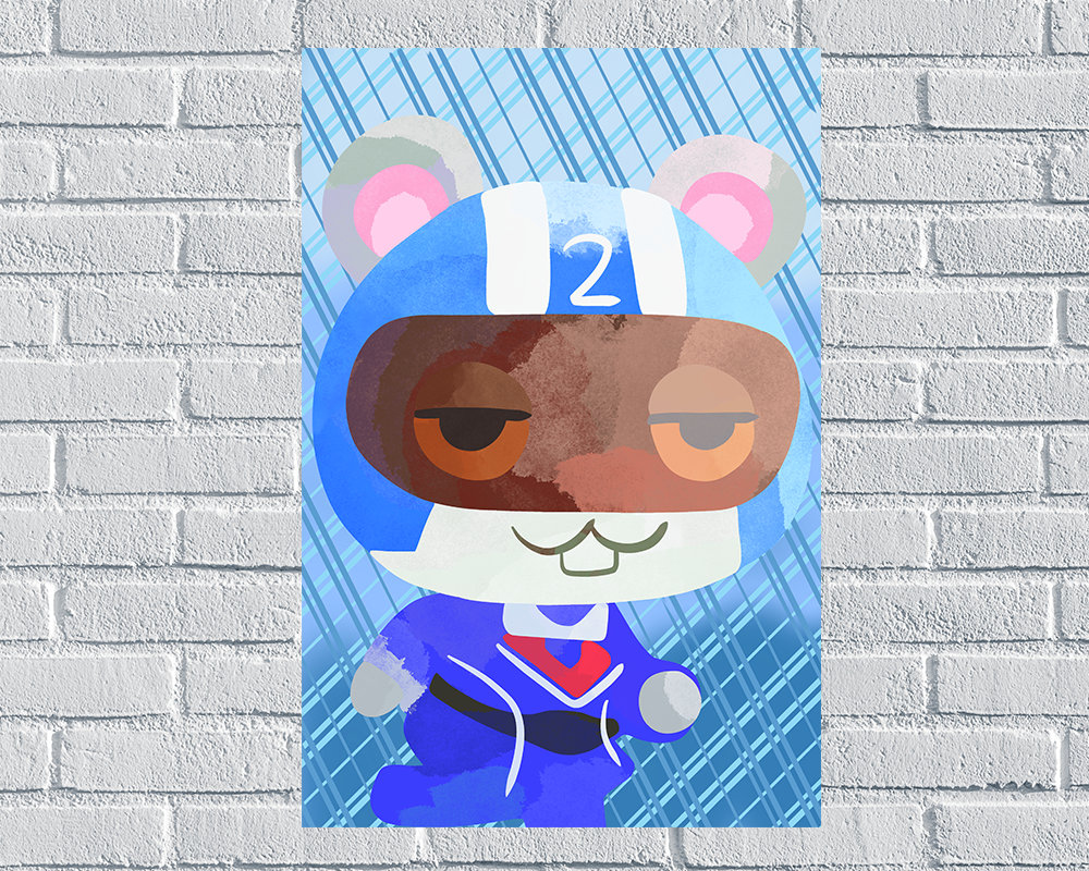 AGENT S Animal Crossing New Horizons Harvs Island Villager | Etsy