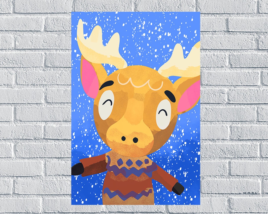 ERIK Animal Crossing New Horizons Harv’s Island Villager Poster Digital ...