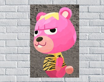 GAYLE Animal Crossing New Horizons Harv's Island Villager - Etsy