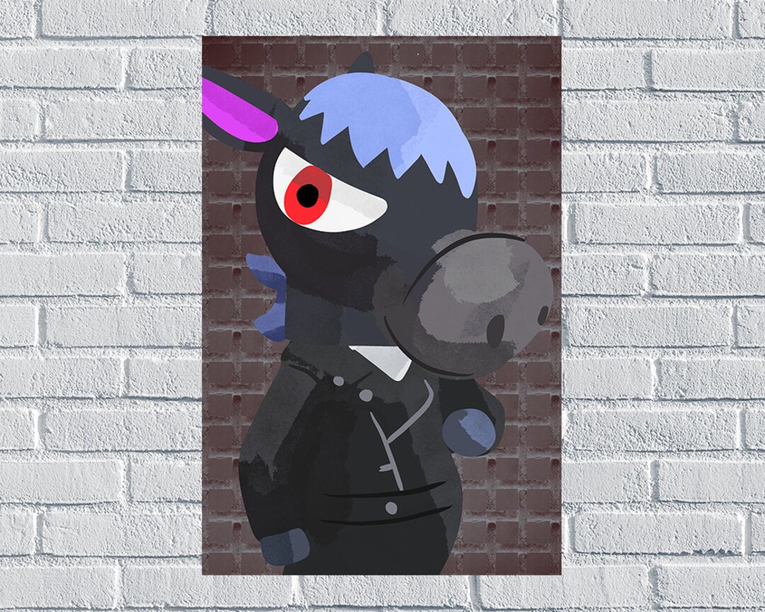ROSCOE Animal Crossing New Horizons Harvs Island Villager Poster ...