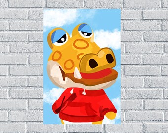 RUBY Animal Crossing New Horizons Harv's Island Villager Poster Digital ...