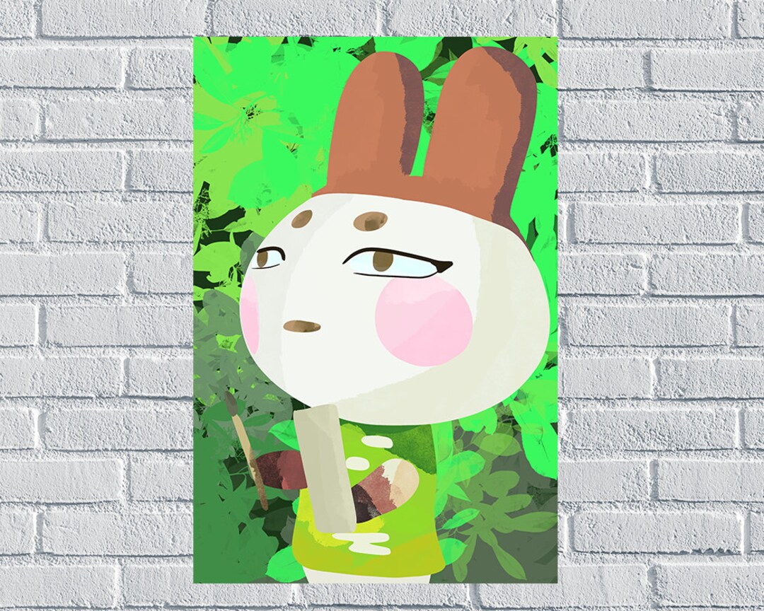GENJI Animal Crossing New Horizons Harv's Island Villager Poster ...