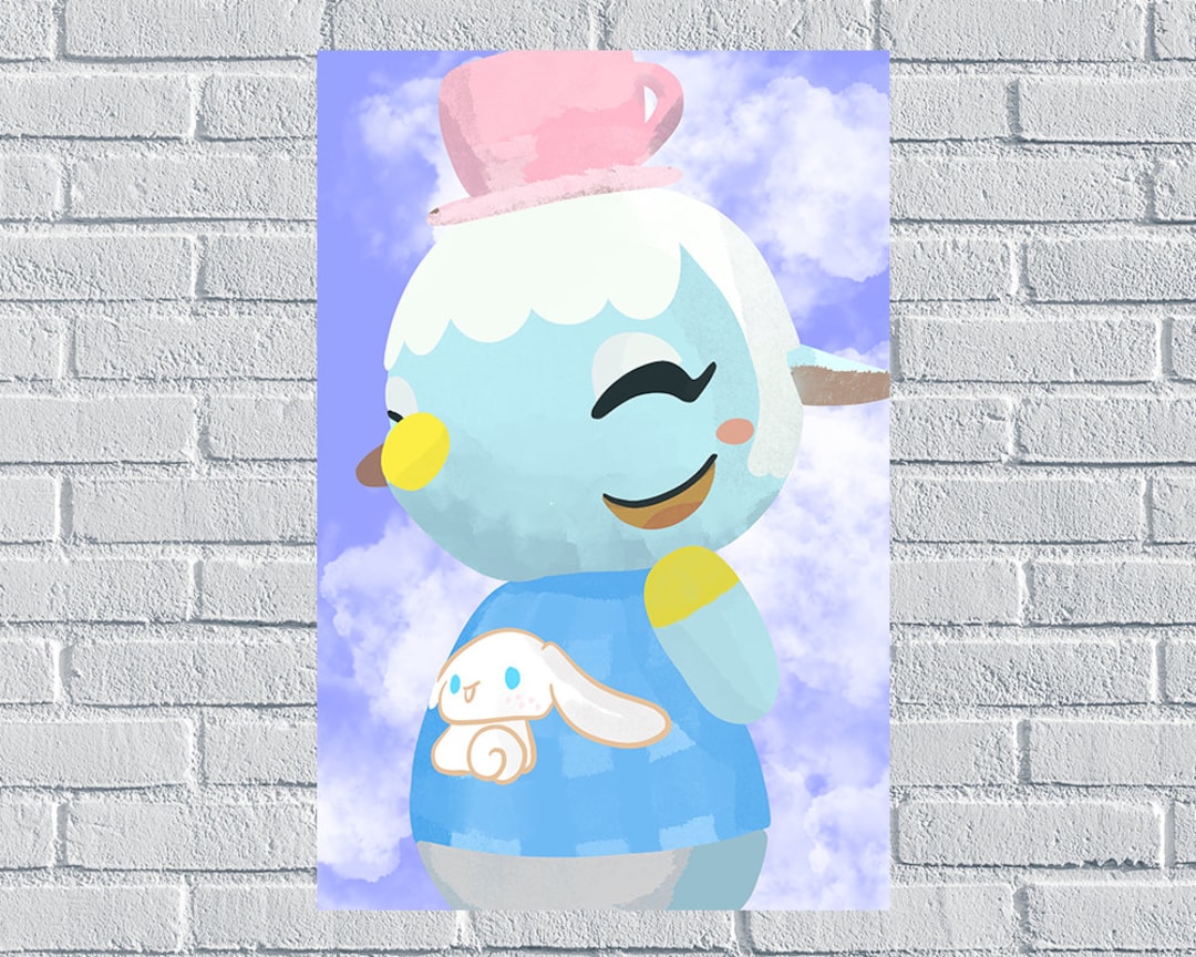 CHAI Animal Crossing New Horizons Harvs Island Villager Poster Digital ...