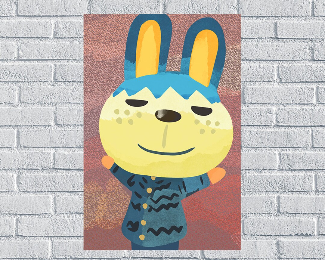PIPPY Animal Crossing New Horizons Harvs Island Villager Poster Digital ...