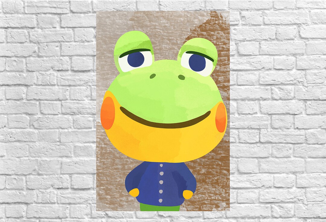HENRY Animal Crossing New Horizons Harvs Island Villager Poster Digital ...