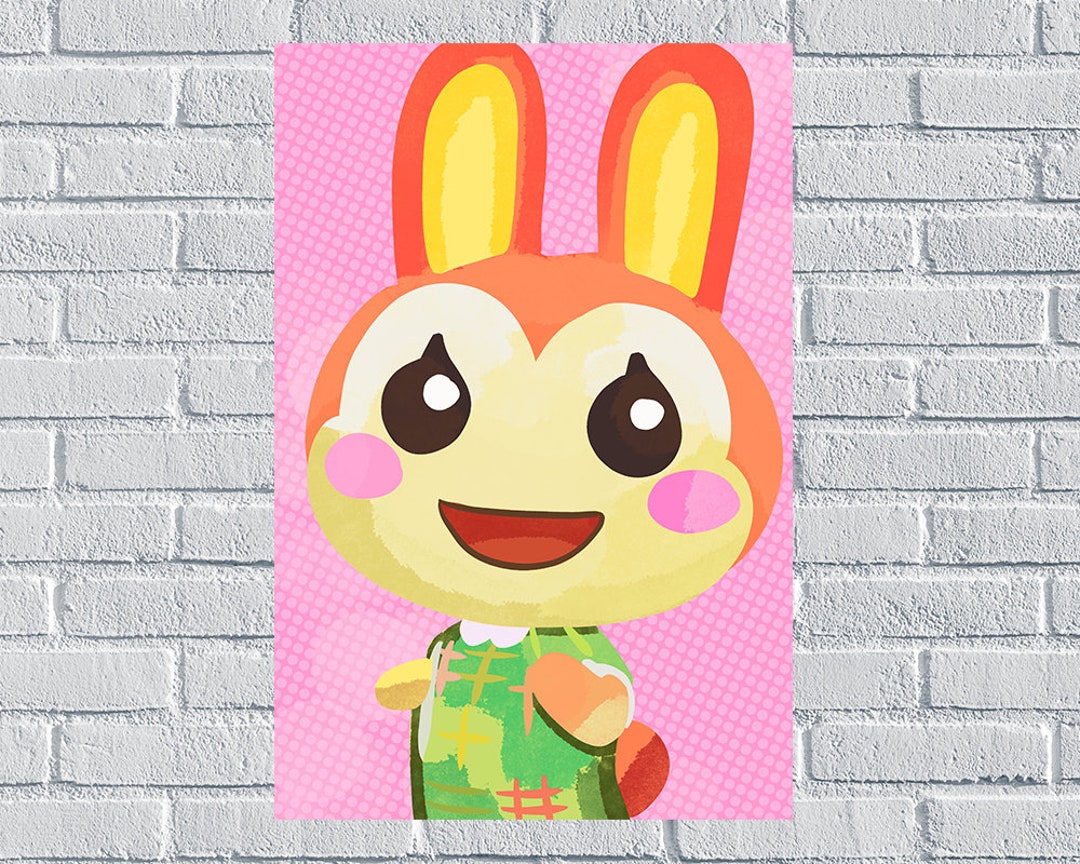 BUNNIE Animal Crossing New Horizons Harv's Island Villager Poster ...