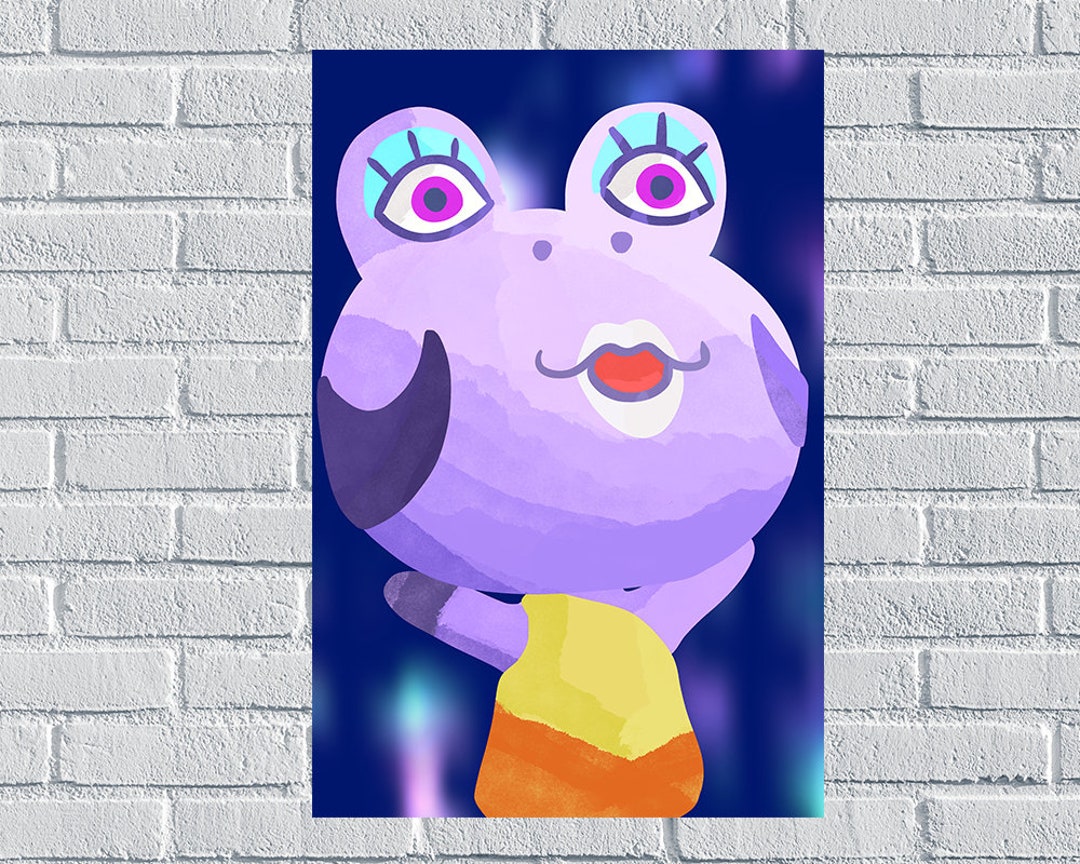 DIVA Animal Crossing New Horizons Harvs Island Villager Poster Digital ...