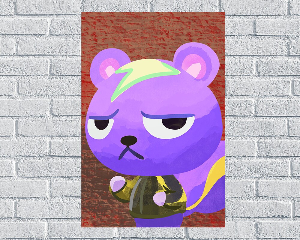 STATIC Animal Crossing New Horizons Harvs Island Villager | Etsy