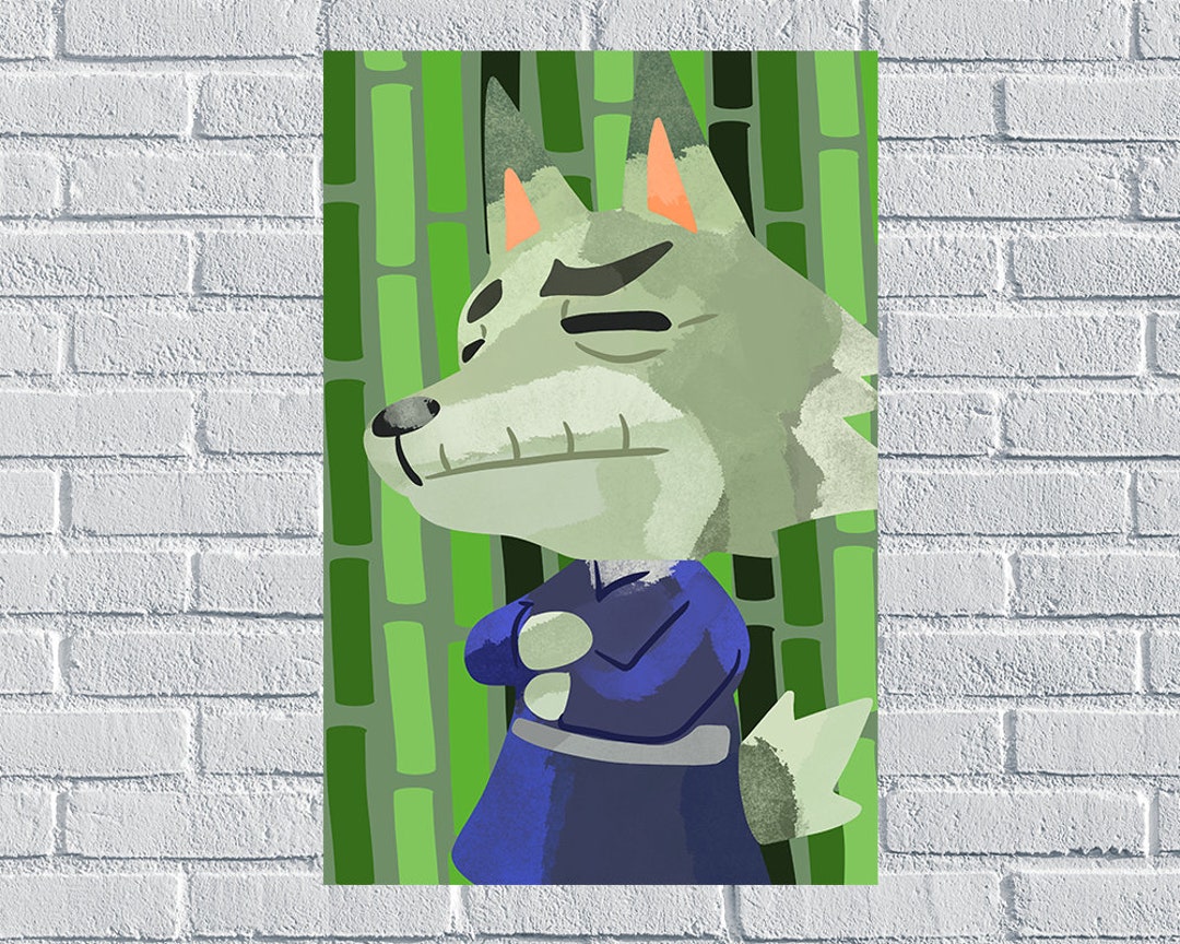 DOBIE Animal Crossing New Horizons Harvs Island Villager Poster Digital ...