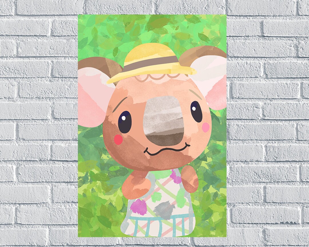 MELBA Animal Crossing New Horizons Harv's Island Villager Poster ...