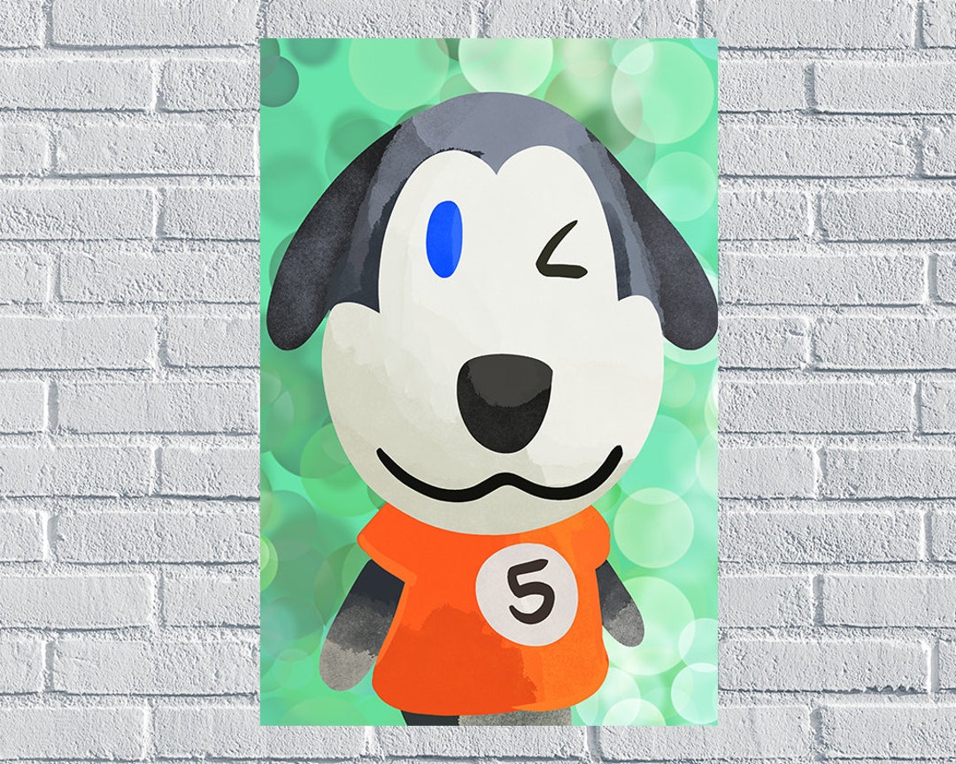 WALTER Animal Crossing New Horizons Harvs Island Villager Poster ...