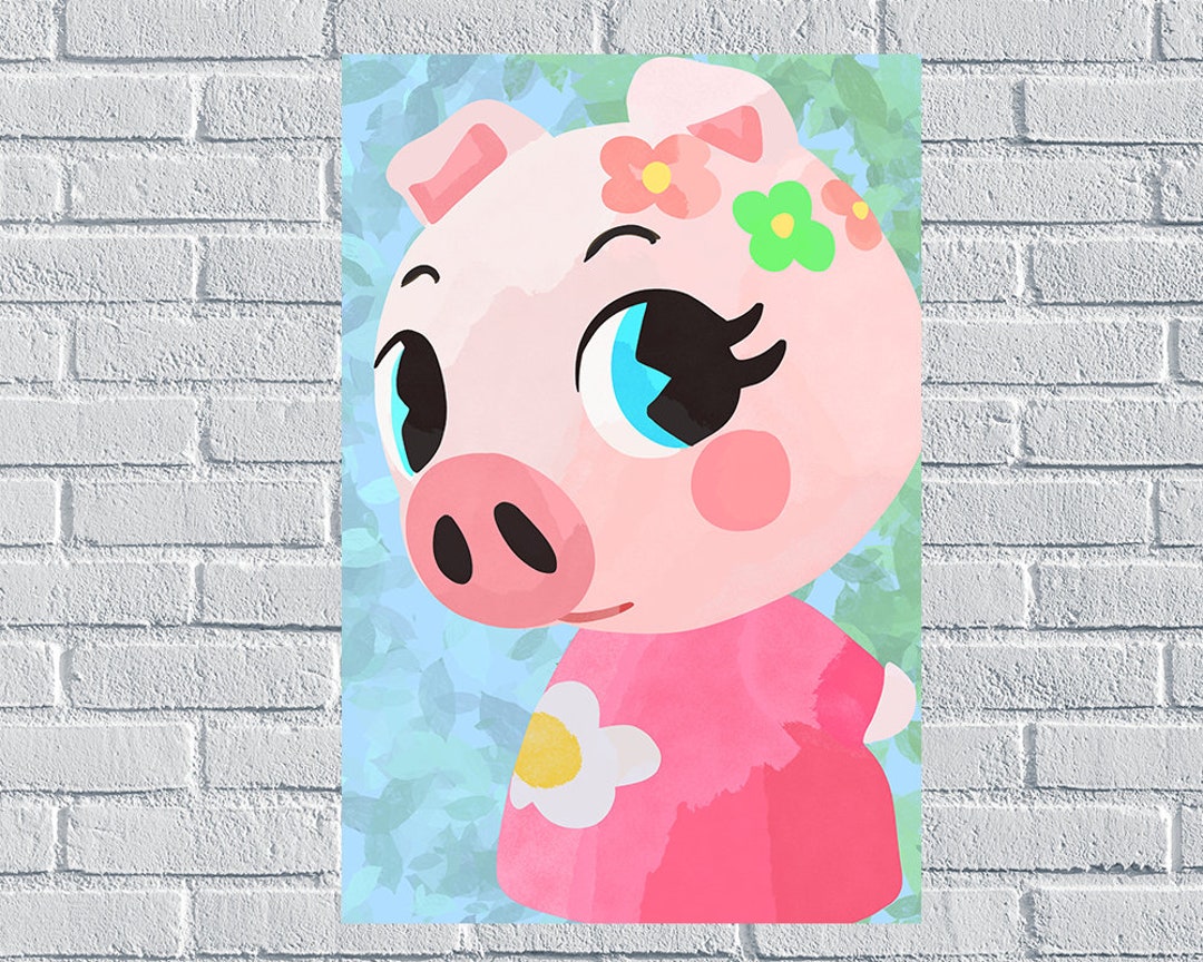 GALA Animal Crossing New Horizons Harvs Island Villager Poster Digital ...