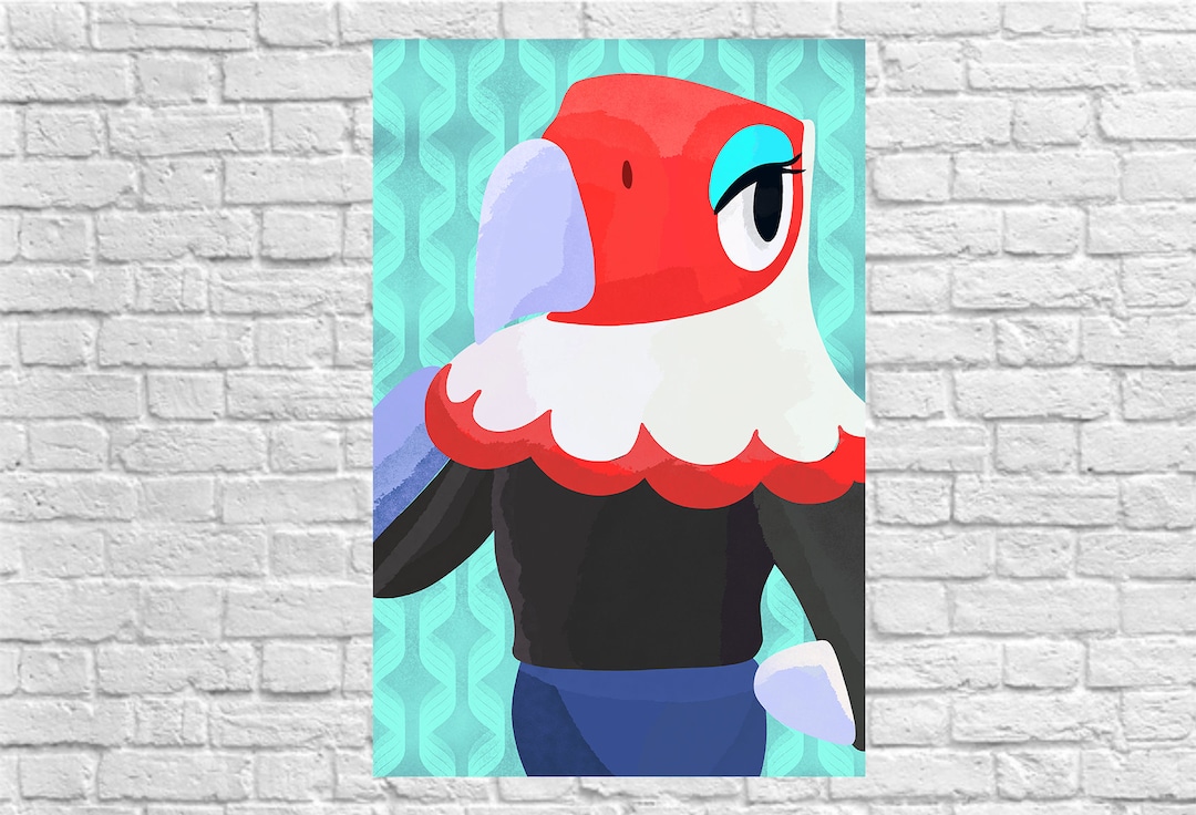 AMELIA Animal Crossing New Horizons Harvs Island Villager - Etsy