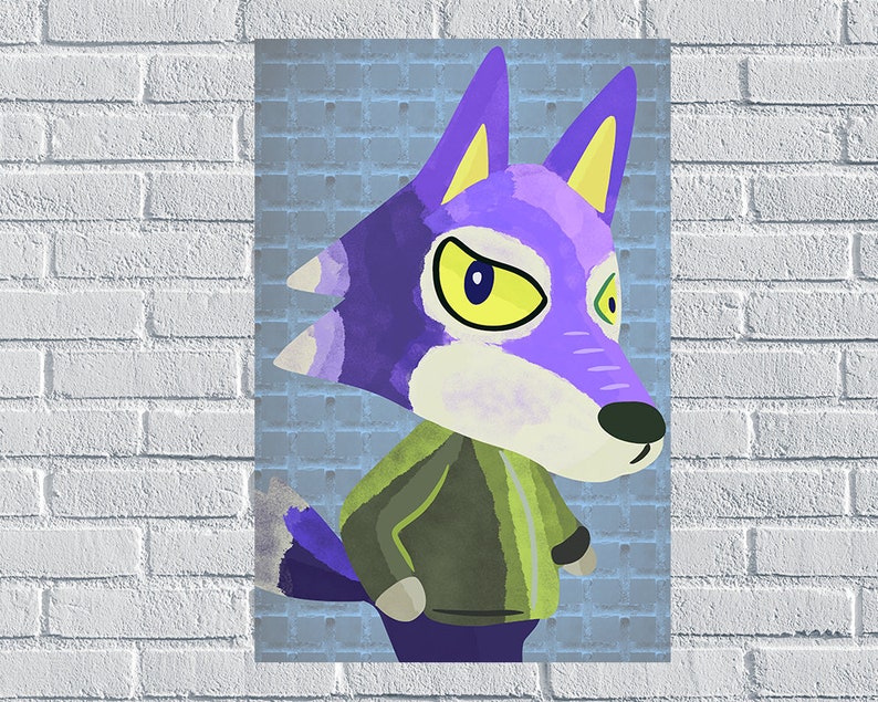 LOBO Animal Crossing New Horizons Harvs Island Villager - Etsy Canada