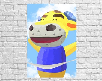 RUBY Animal Crossing New Horizons Harv's Island Villager - Etsy