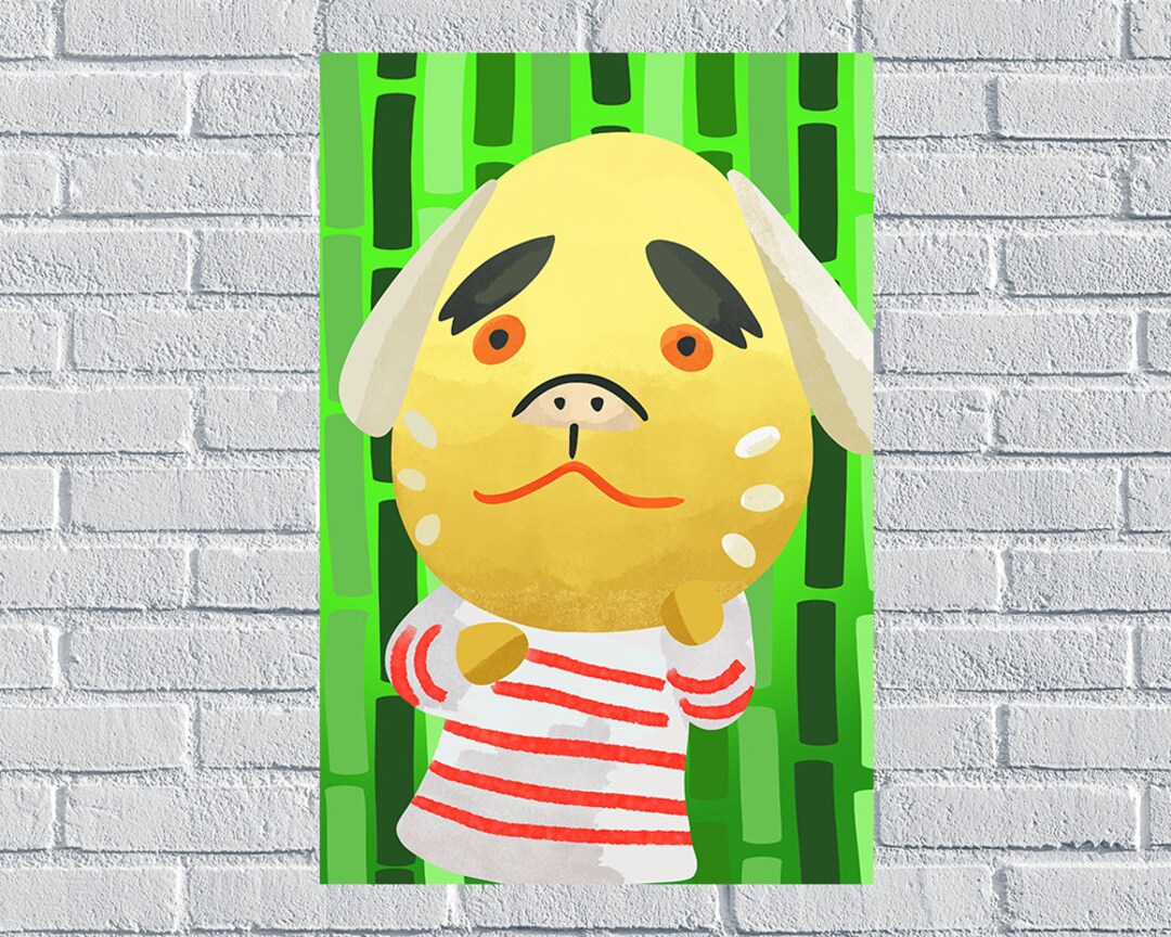 BENJAMIN Animal Crossing New Horizons Harvs Island Villager Poster ...