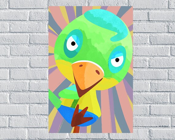 JITTERS Animal Crossing New Horizons Harvs Island Villager | Etsy