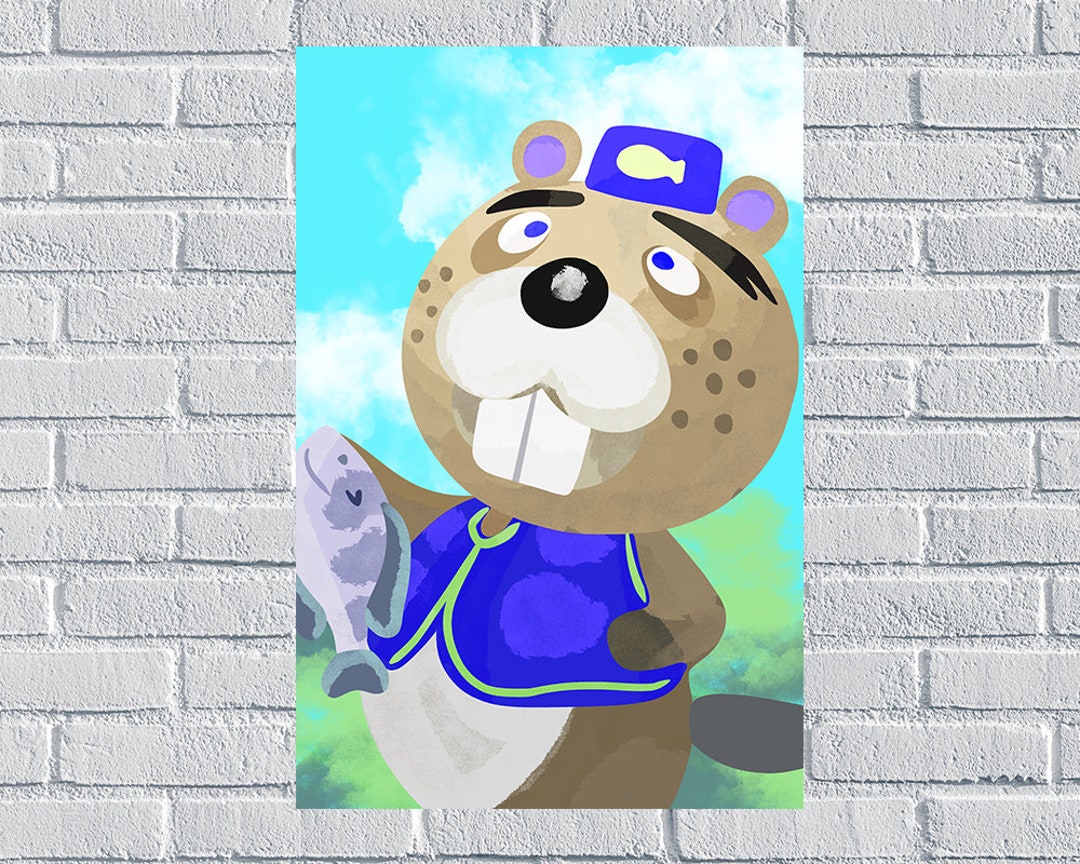 CHIP Animal Crossing New Horizons Harvs Island Villager - Etsy