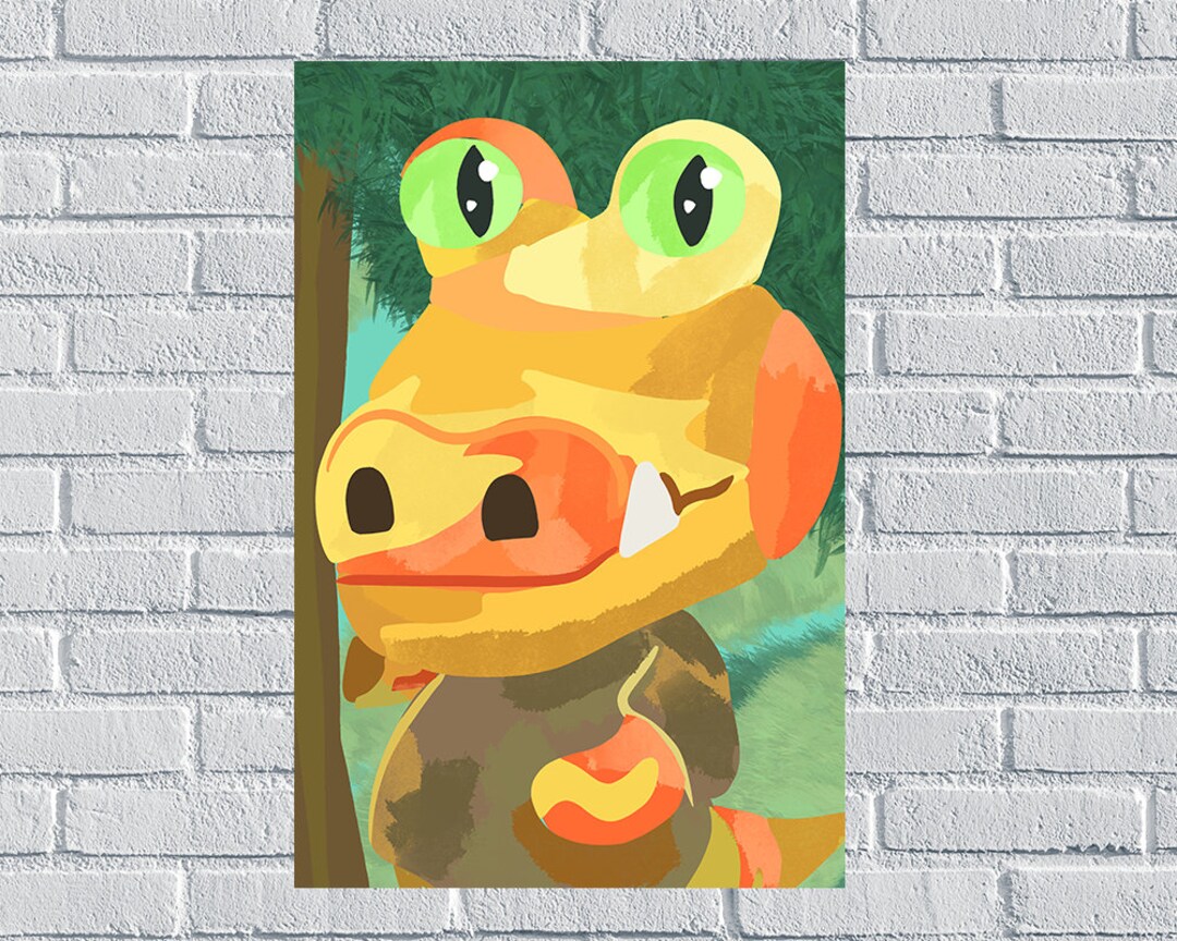SLY Animal Crossing New Horizons Harv's Island Villager Poster Digital ...