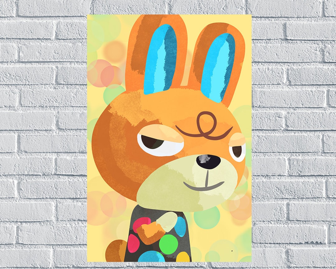 CLAUDE Animal Crossing New Horizons Harvs Island Villager Poster ...
