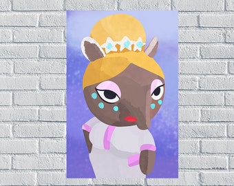 GAYLE Animal Crossing New Horizons Harv's Island Villager - Etsy