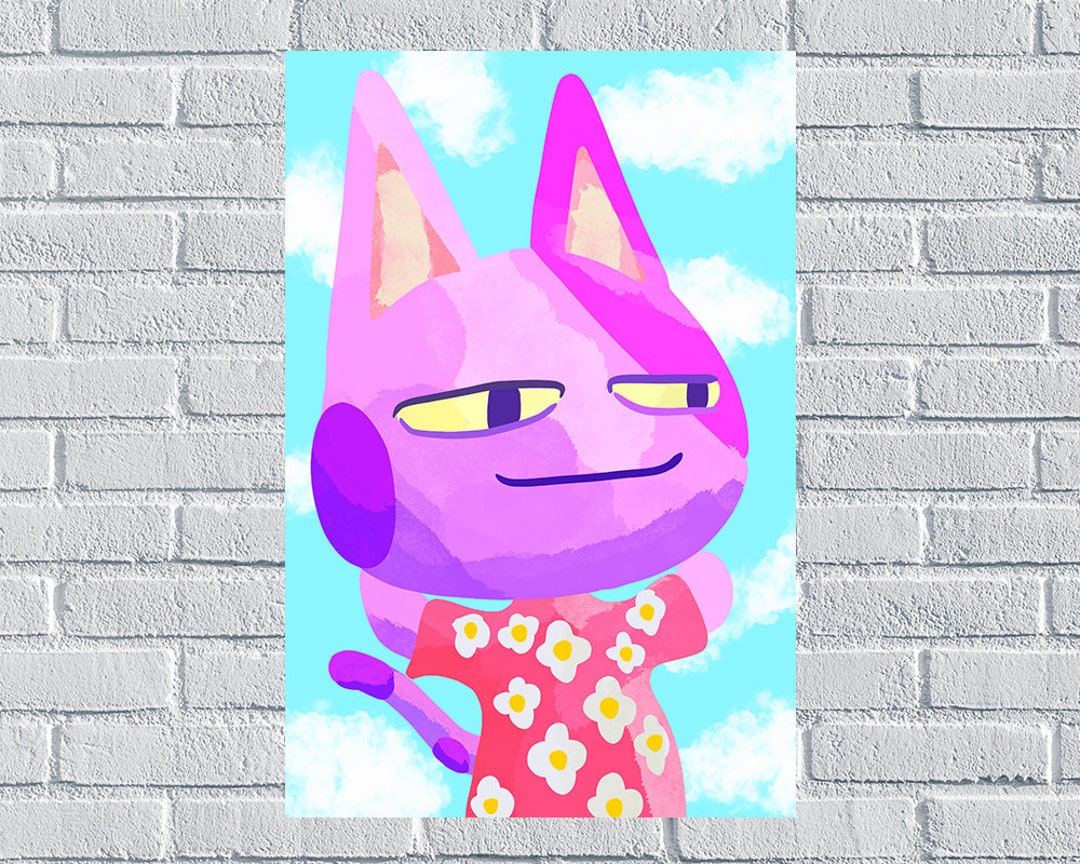BOB Animal Crossing New Horizons Harv’s Island Villager Poster Digital ...