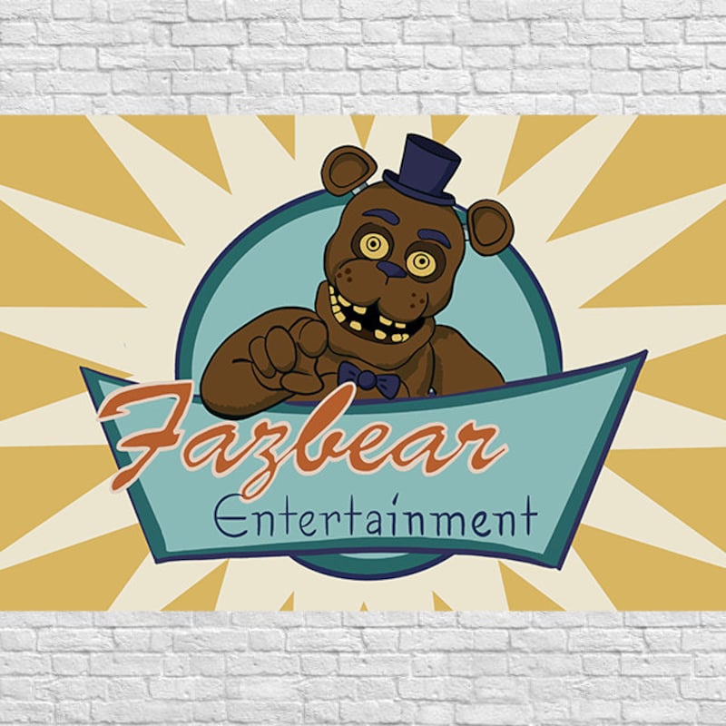 Freddy Fazbear Poster - Etsy