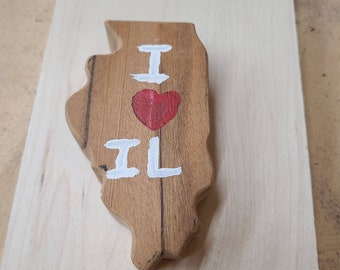 I Love Illinois | Etsy