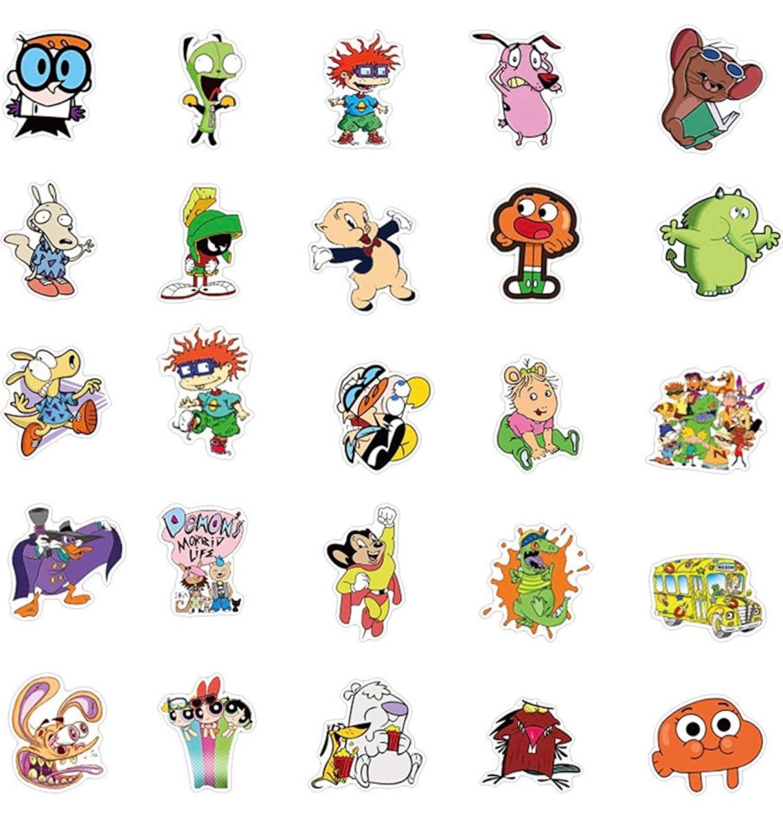 90s Cartoon Stickers | Etsy