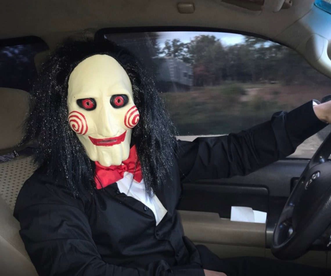 Halloween Costume Latex Horror Clown Saw Mask Horrifying The | Etsy