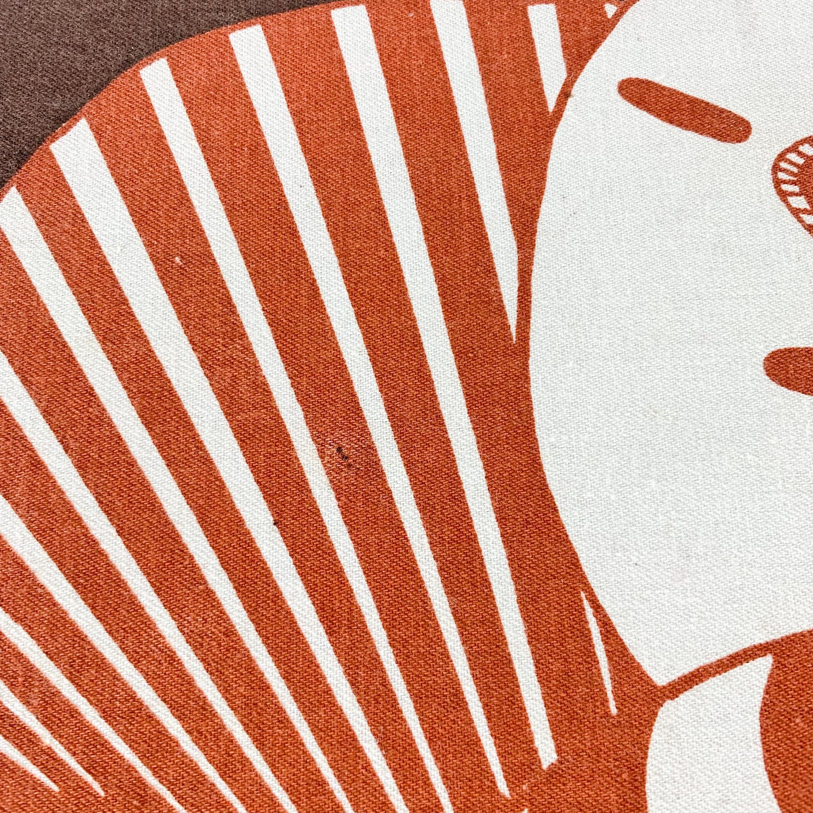 Vintage MCM Marushka Screen Print Fabric Art Sea Shells Nautical ...