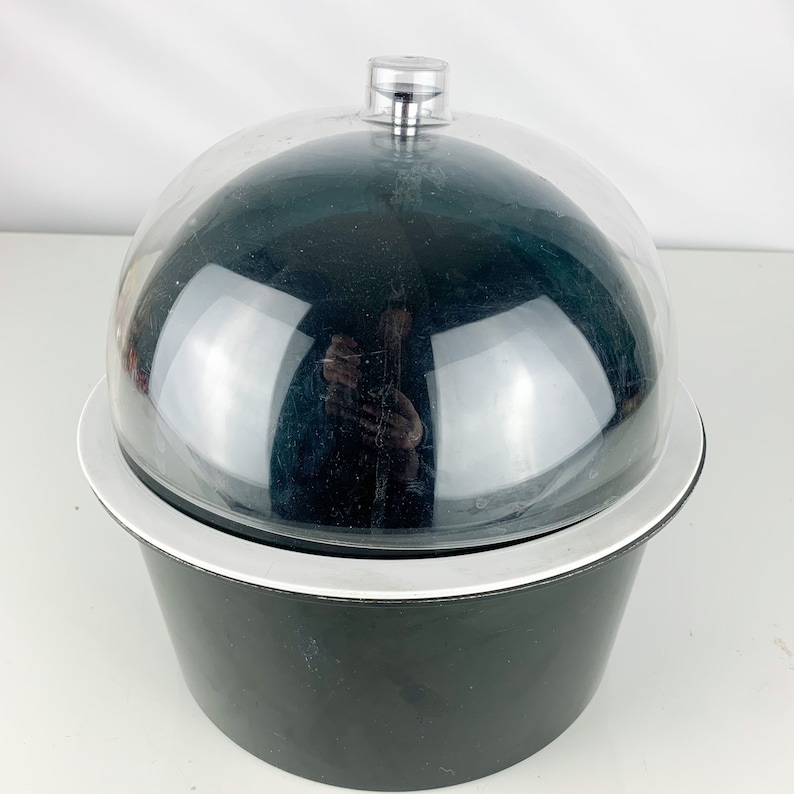 Vintage Mid Century Modern Atomic Lucite Acrylic Ice Hot Container ...